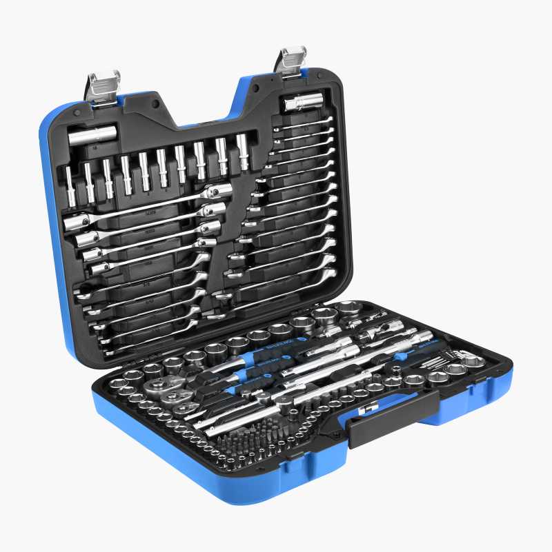 Socket and Spanner Set 152 parts Biltema.no